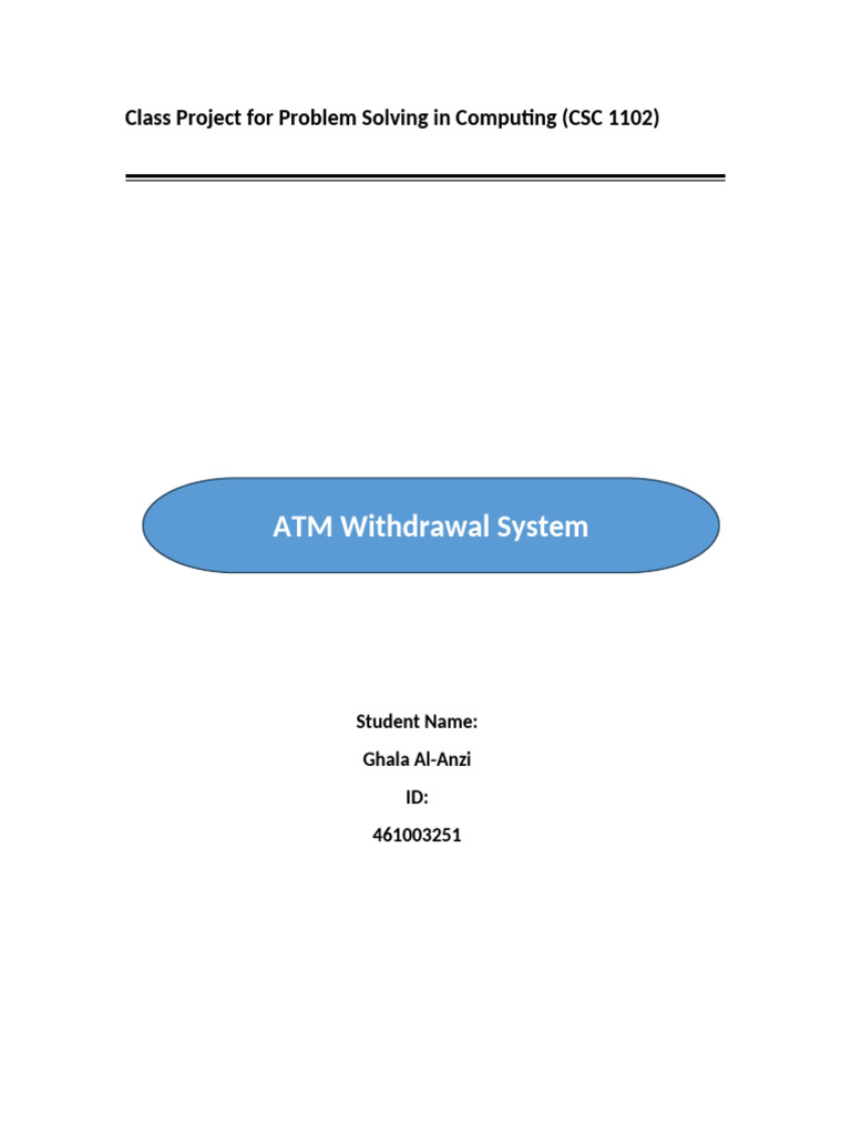 Gala | PDF | Automated Teller Machine | Data