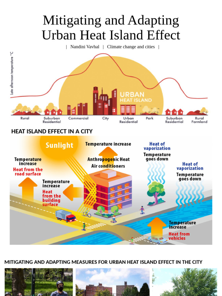 NYC Urban Heat Island Solutions | PDF | Water | Climate Change