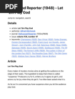 LET 'EM PLAY GOD - Article | PDF | Mystery | Crime Thriller