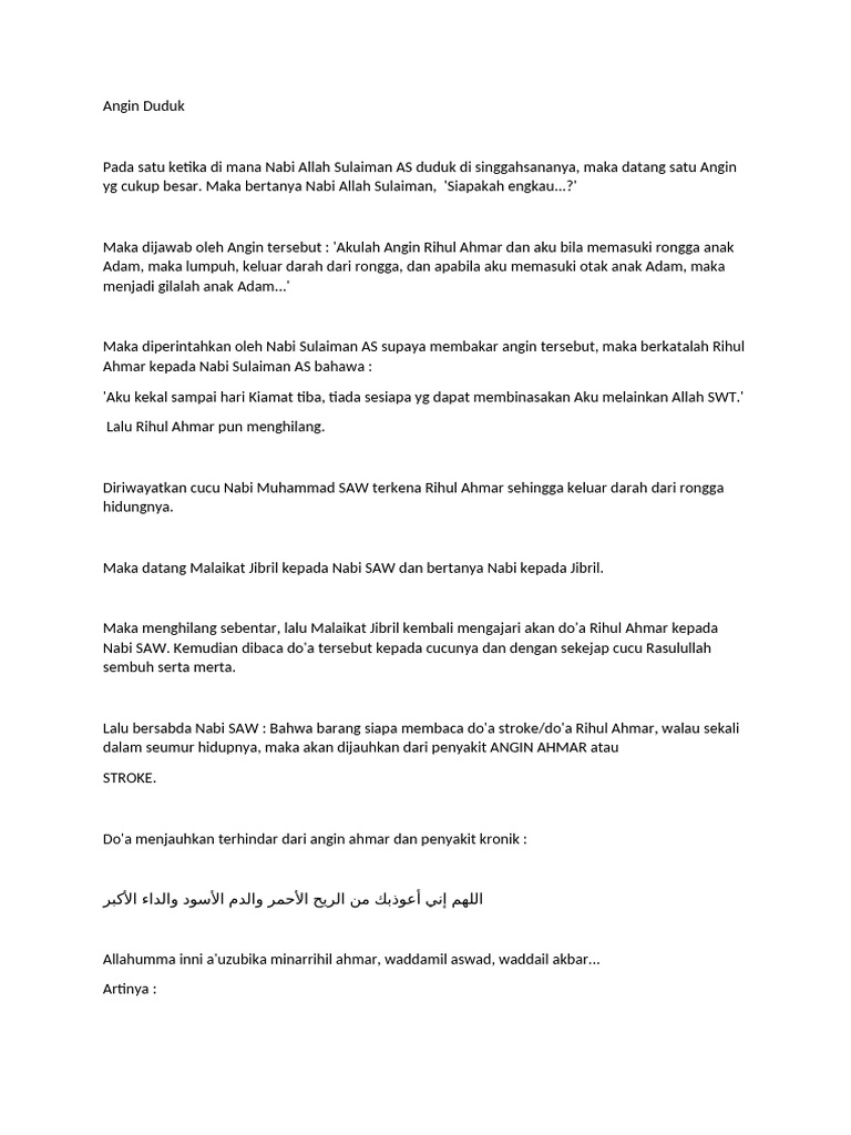 Angin AHMAR DAN KOLESTROL | PDF