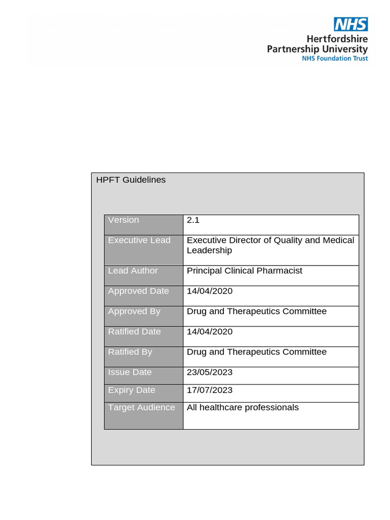 Safe Lithium Use Guidelines for Healthcare | PDF | Medical Prescription ...