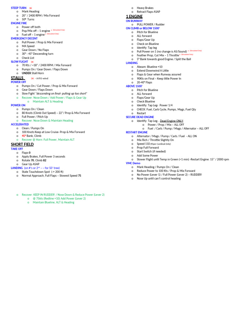 Maneuvers Commercial Multi Engine | PDF | Flap (Aeronautics) | Aircraft