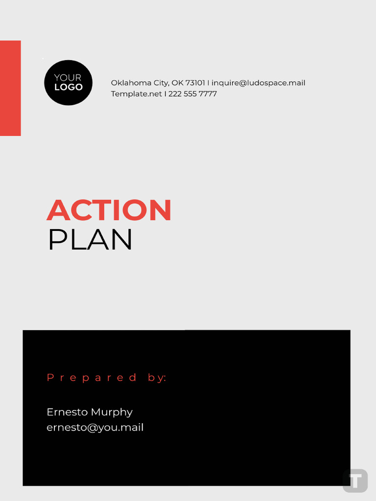 Printable Action Plan Template | PDF
