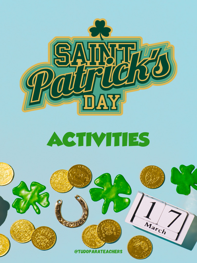 Saint Patrick's Day Activity Book | PDF | Saint Patrick | Leprechaun