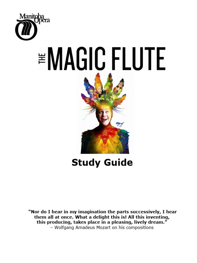 The Magic Flute Study Guide | PDF | Wolfgang Amadeus Mozart | Opera