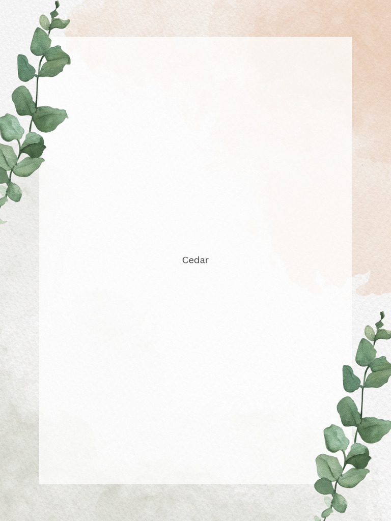 Green Water color Page Border A3 Poster | PDF