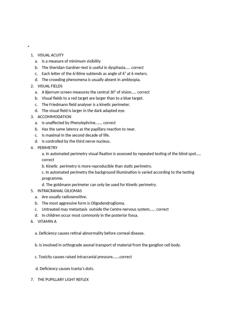 VISUAL ACUITY | PDF | Retina | Cornea