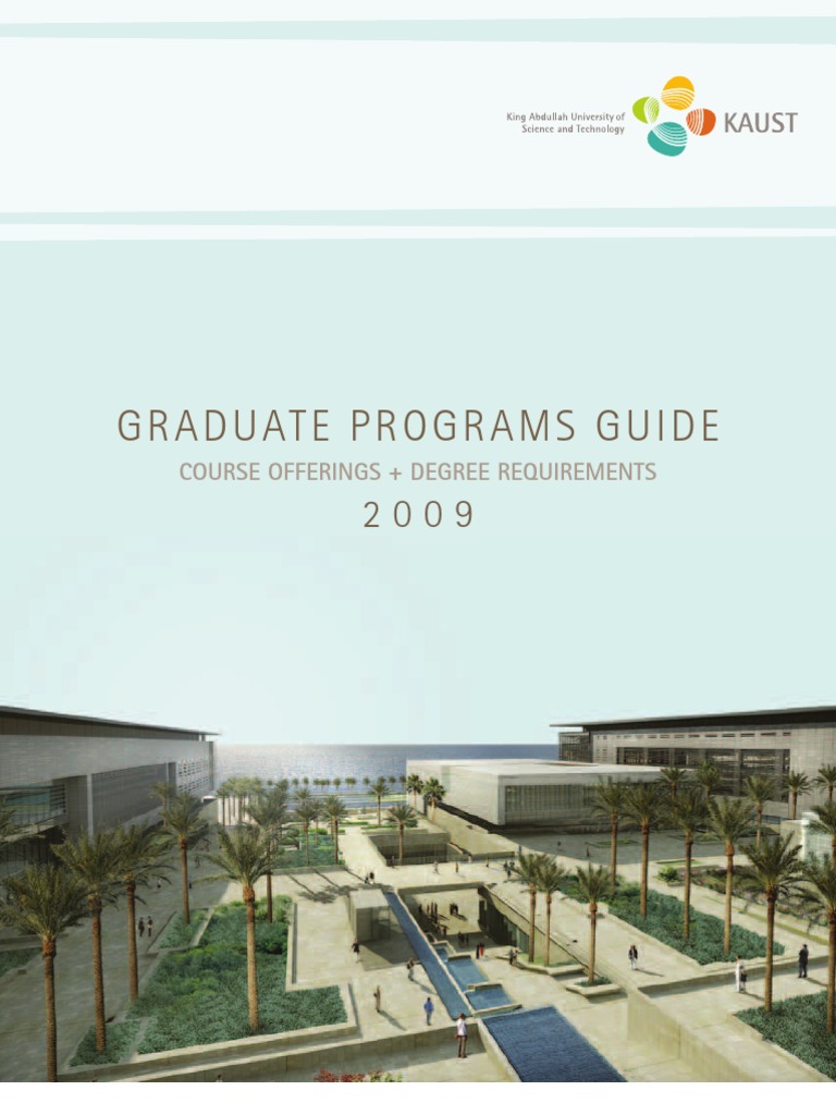 KAUST Grad Programs | PDF
