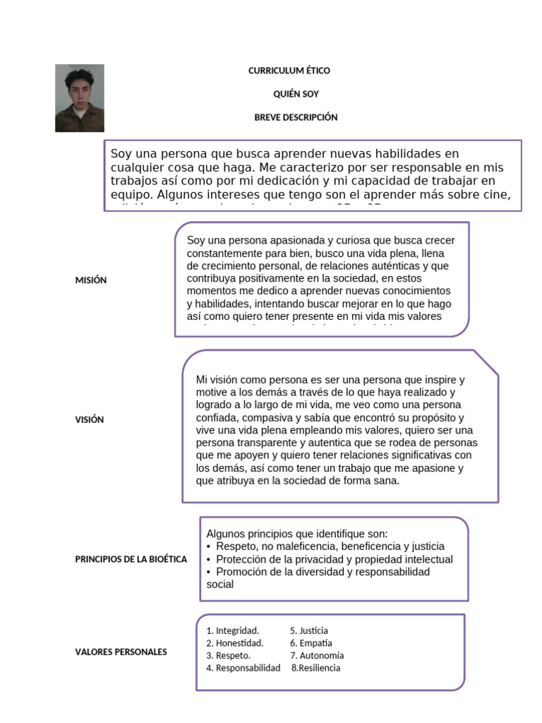 CURRÍCULUM VITAE. JUAN PABLO ANDRADE | PDF