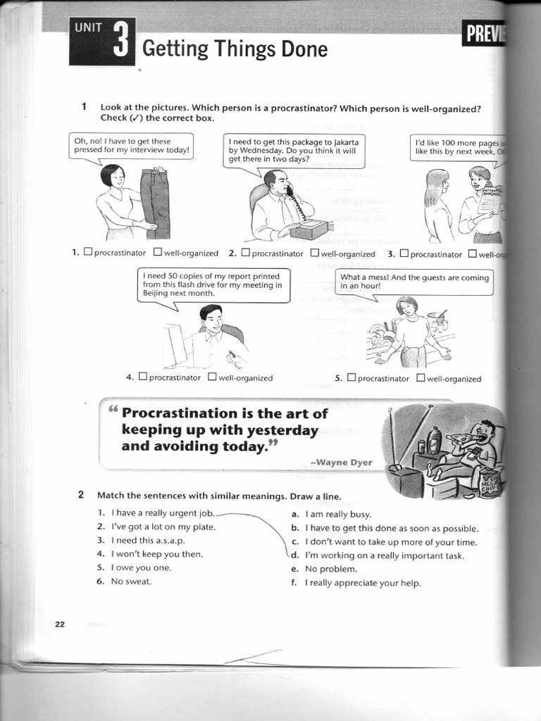 Workbook Top Notch 3 UNIT 3 | PDF