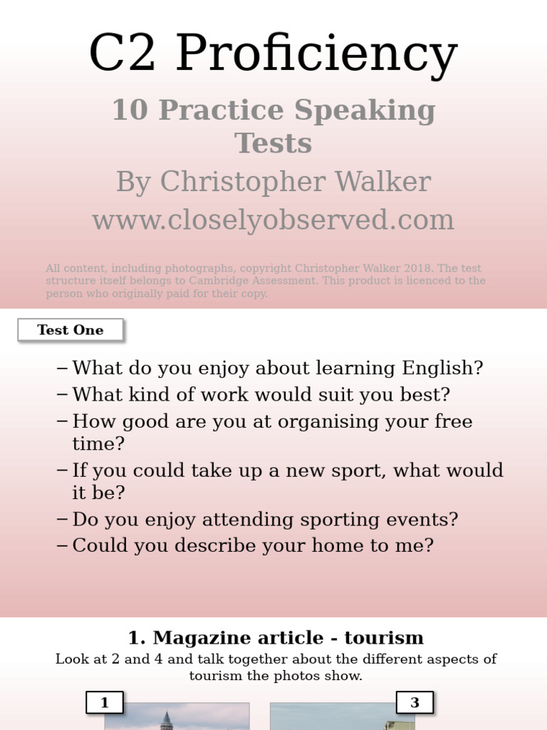 C2 Proficiency Speaking | PDF | Knowledge | Communication