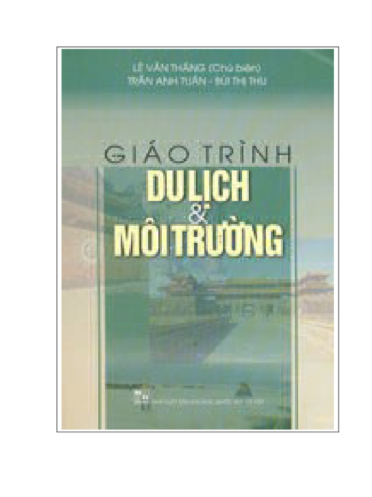 Giao Trinh Du Lich Va Moi Truong Le Van Thang Chu Bien 985338 | PDF