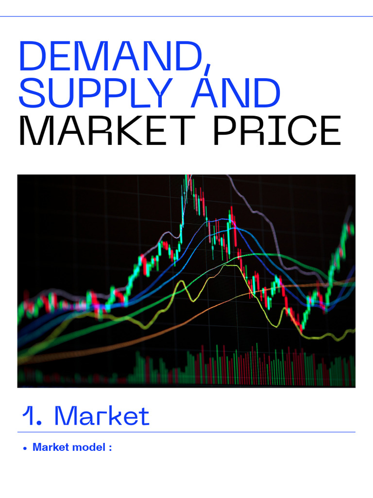 Demand, supply and market - kinh tế vi mô | PDF | Demand | Price ...