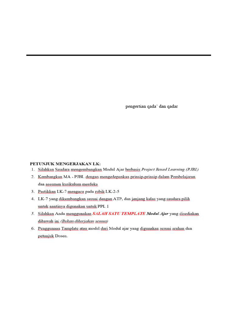 LK 7 - Penyusunan Modul Ajar PJBL -K2-Nurul F | PDF