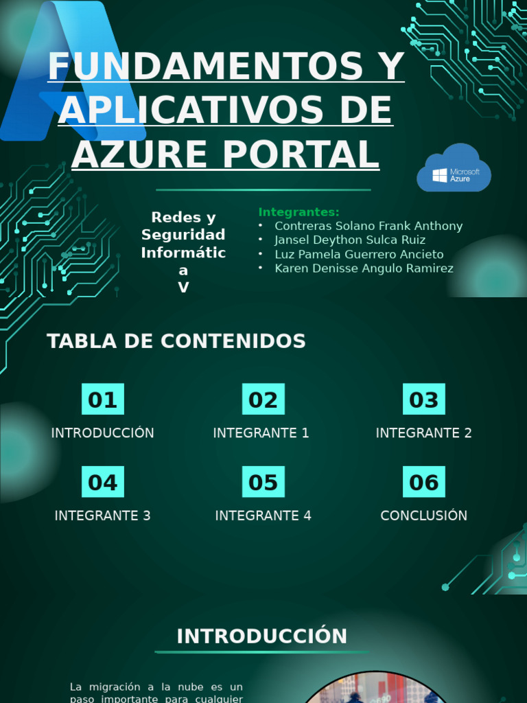 PPT Azure AZ900 - Entregable Final | PDF | Microsoft Azure | Computación en la nube