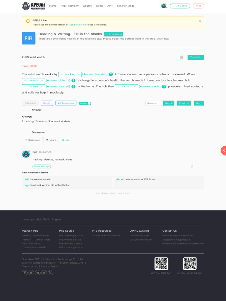 Practice PTE With AI Scorings - PTE APEUni | PDF | Mobile App | Mobile ...