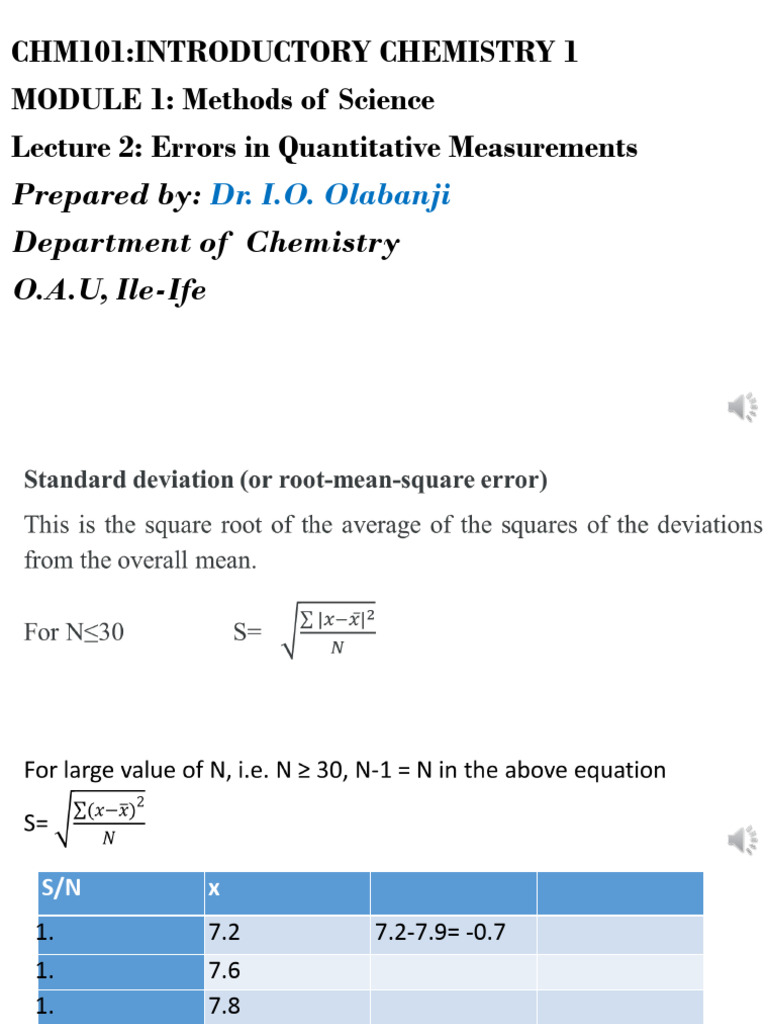 CHM 101 Lecture 2 B | PDF