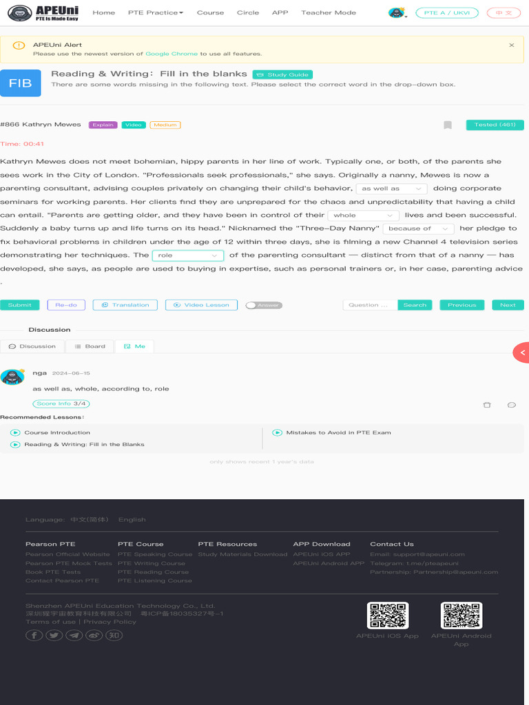 Practice PTE With AI Scorings - PTE APEUni 3 | PDF | Mobile App ...