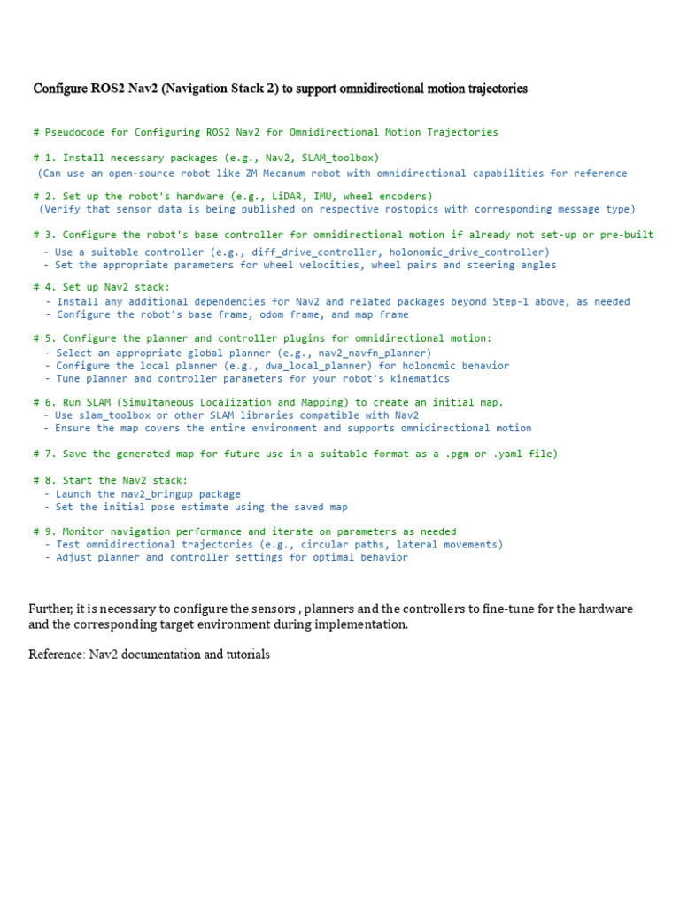 Nav2 in ROS2 | PDF