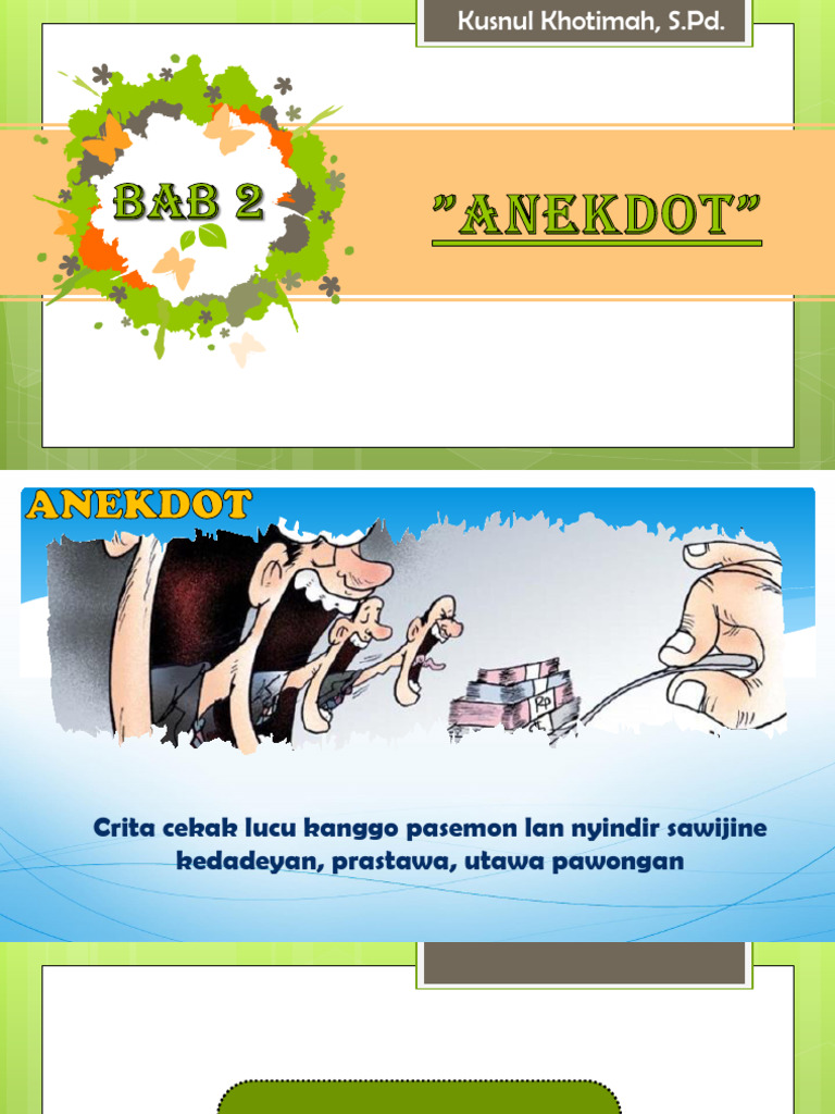 Bab 2 - Anekdot | PDF