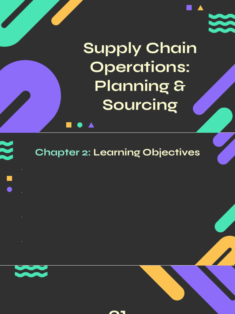 Chapter 2 - Supply Chain Operations - Planning & Sourcing - Full | PDF ...