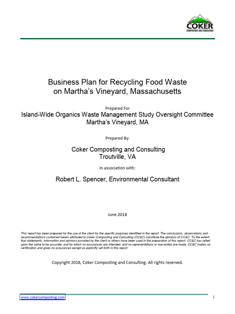 Food-Waste-Business-Plan | PDF | Compost | Waste