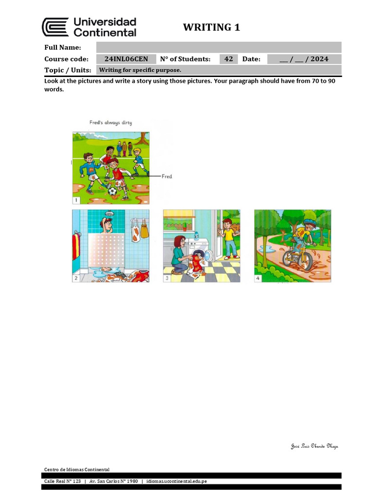 Writing for Specific Purpose Exercise | PDF