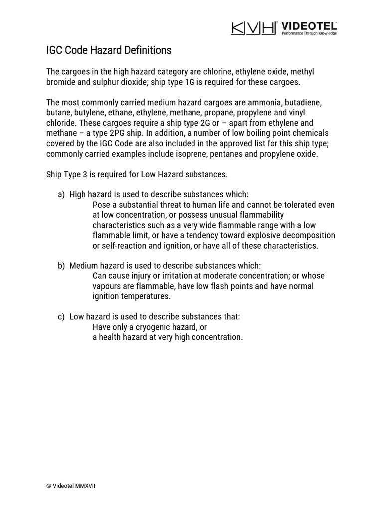 Operating Requirements | PDF