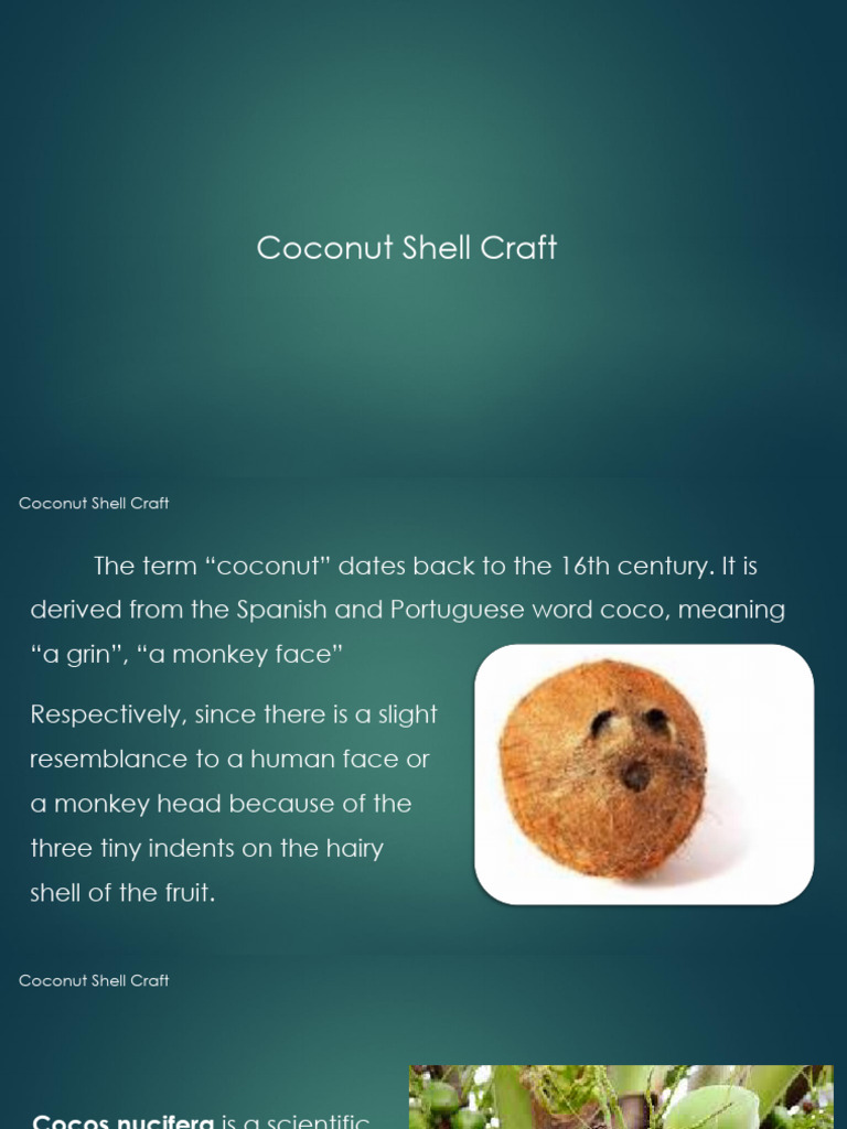 COCONUT-SHELL-CRAFT (1) | PDF | Coconut