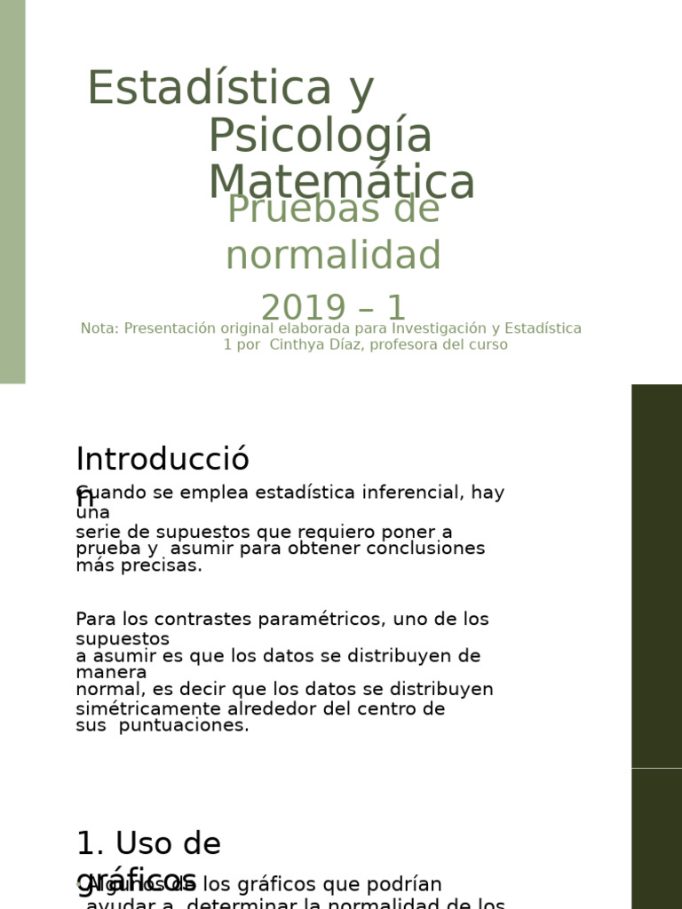 Clase 3 Teoría - Estadística - Inferencial | PDF | Oblicuidad | Distribución normal