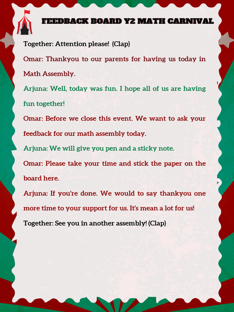 Feedback Board | PDF