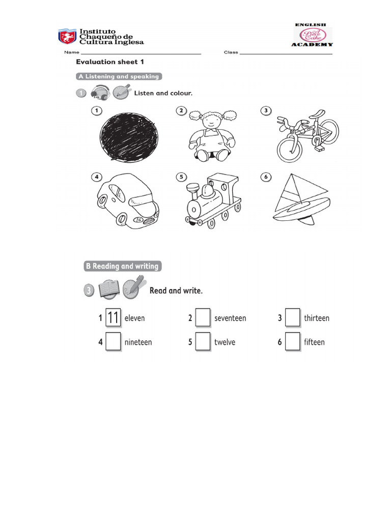 Exam Kids A1 | PDF
