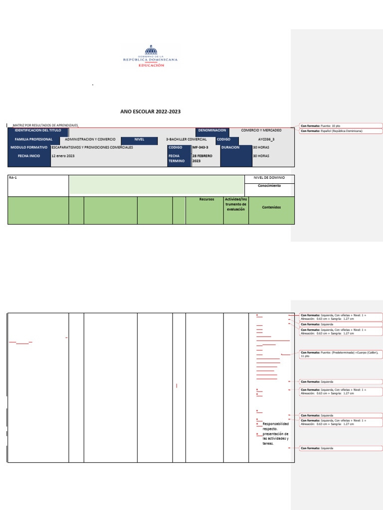 Planificacion RA1 | PDF | Marketing | Iniciativa empresarial