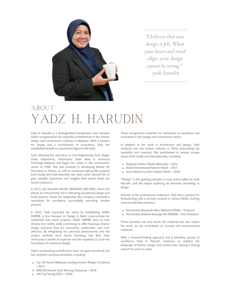 YADZ BIOGRAPHY | PDF