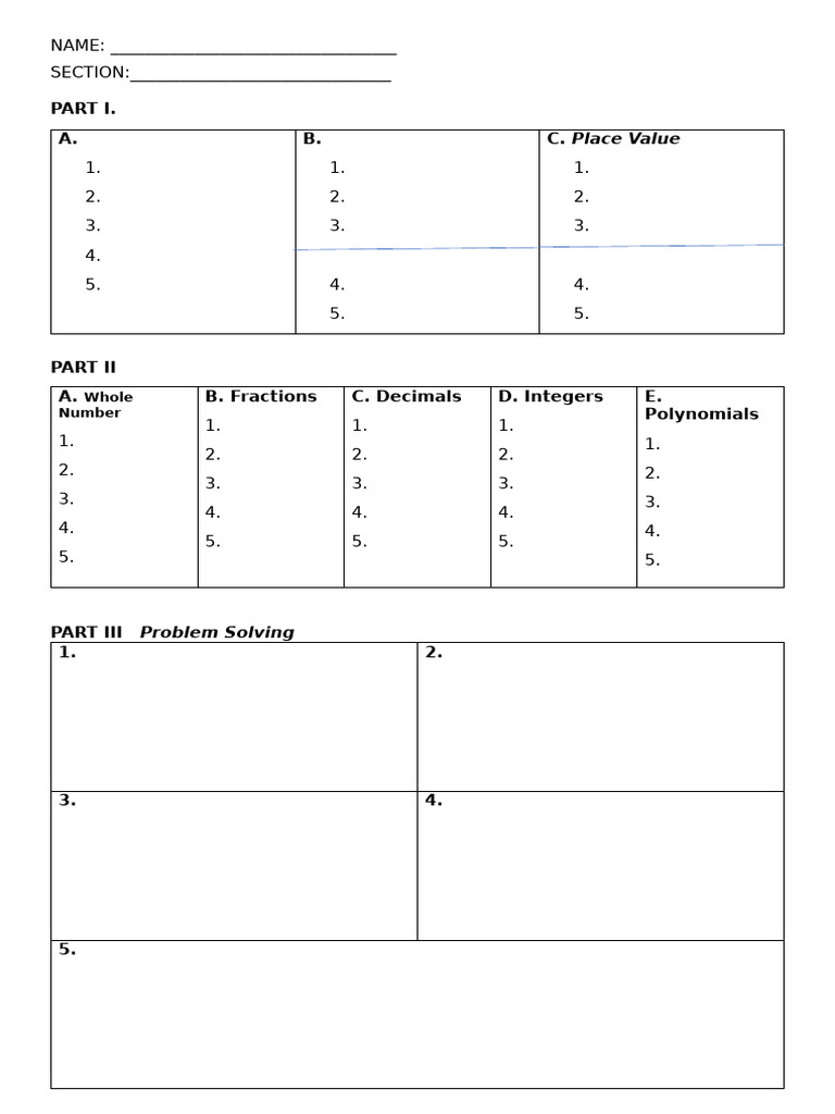 Answer Sheet Project AN | PDF