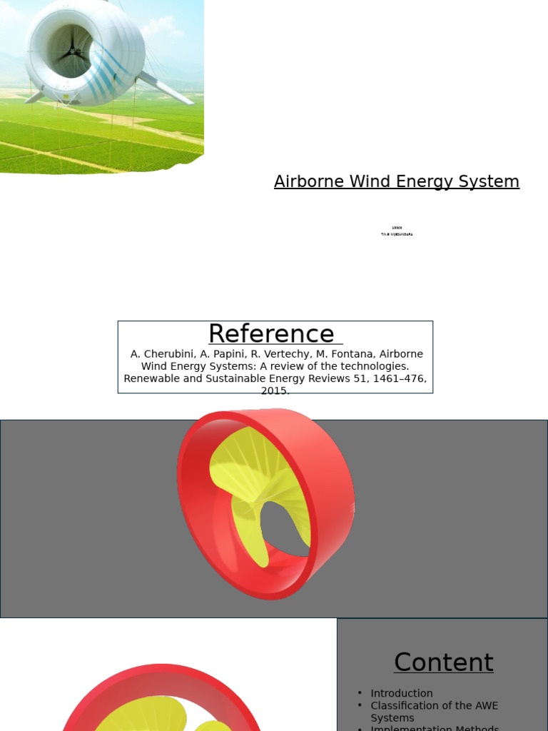 Overview of Airborne Wind Energy Systems | PDF | Renewable Resources ...