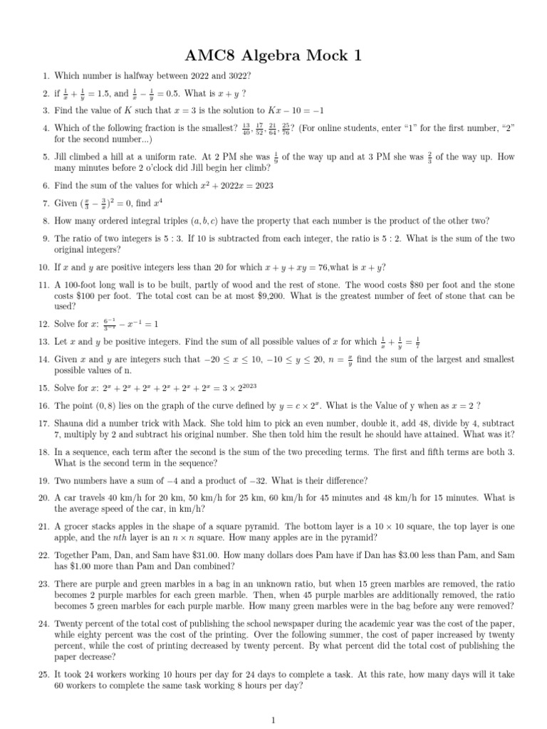 Alegra 1 | PDF | Integer | Algebra