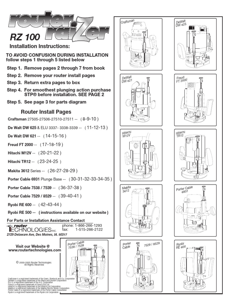 DeWalt - DW621 Raizer - & - BASE - Plate | PDF | Screw | Drilling