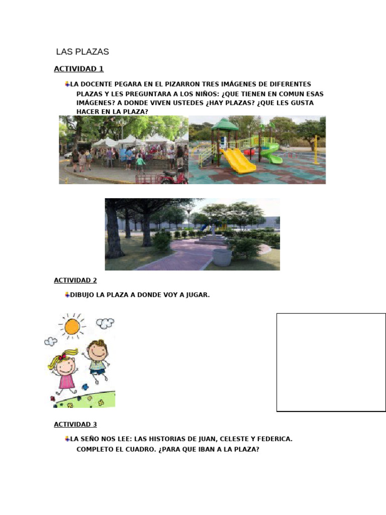 Secuencia 'LAS PLAZAS' | PDF