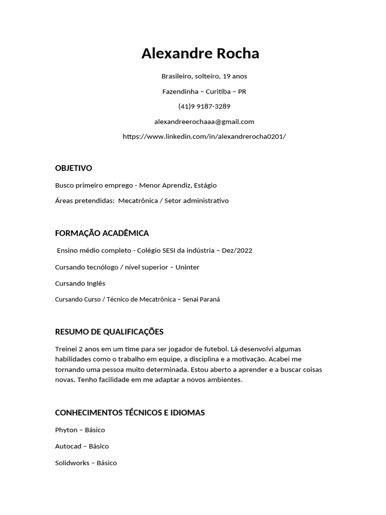 Alexandre Rocha 3 | PDF