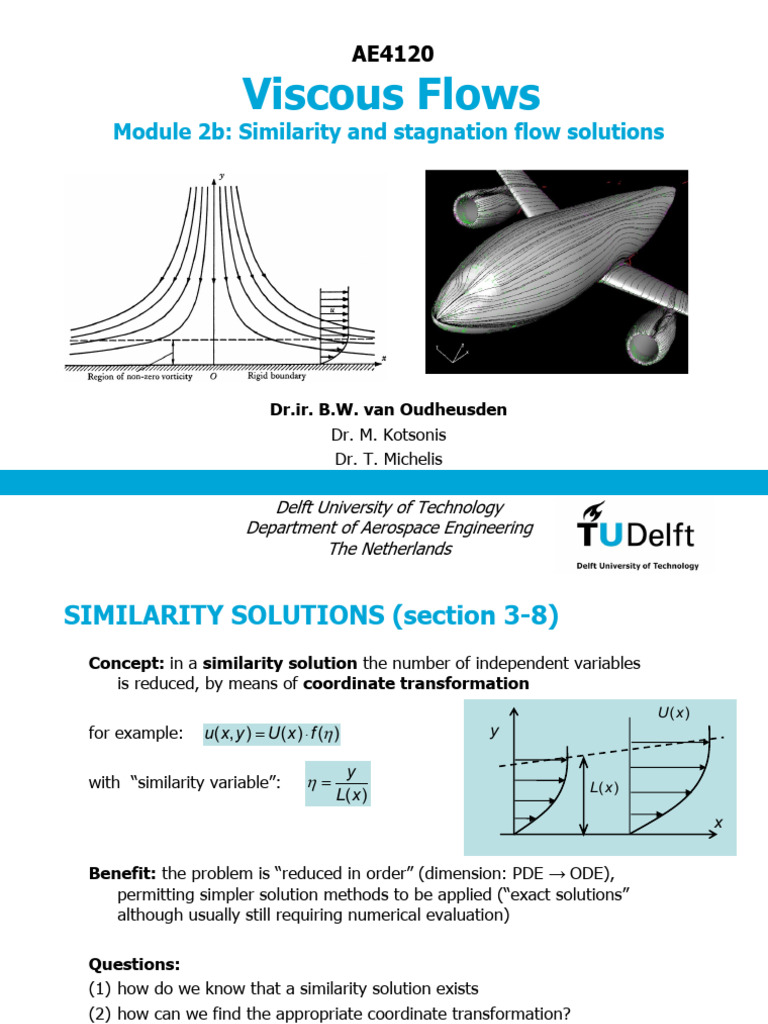 2b. Similarity and Stagnation Flow Solutions-1 | PDF | Boundary Layer ...