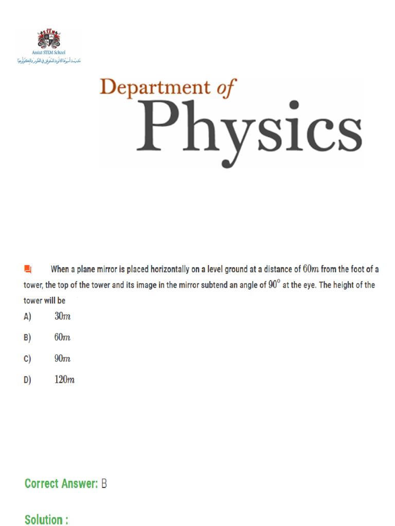 Physics Final Questions 1 | PDF
