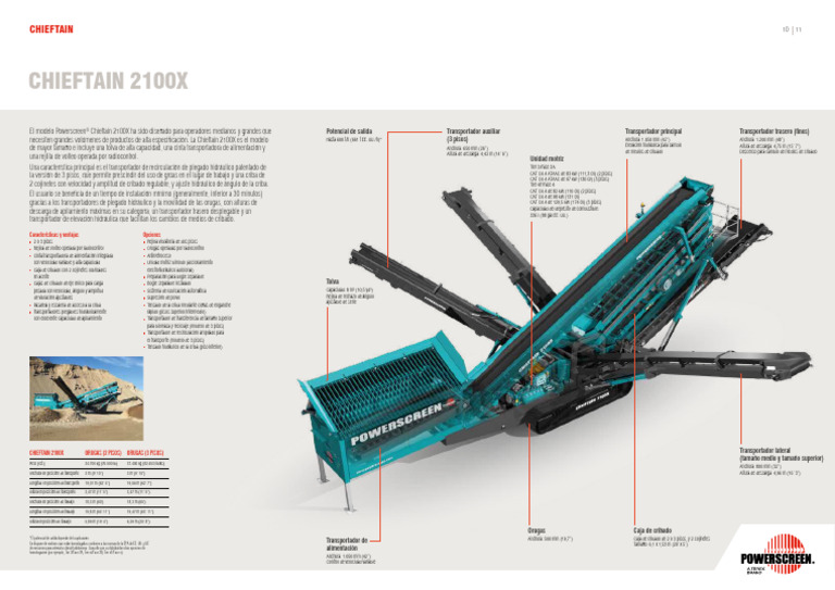Chieftain 2100x Brochure 2017 Es | PDF | Vehículo de motor | Vehículos