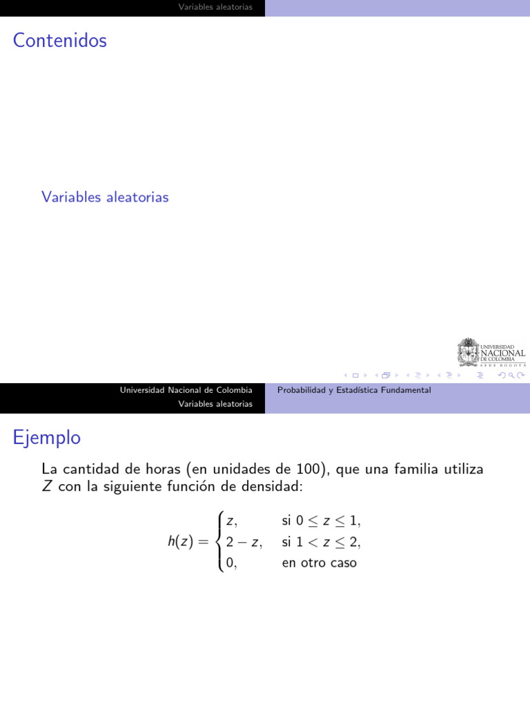 Clase 11 Probabilidad G19 | PDF | Función de densidad de probabilidad ...