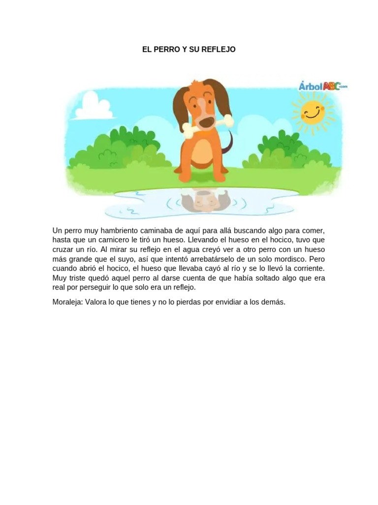 Fábulas con Moraleja: Reflexión y Acción | PDF