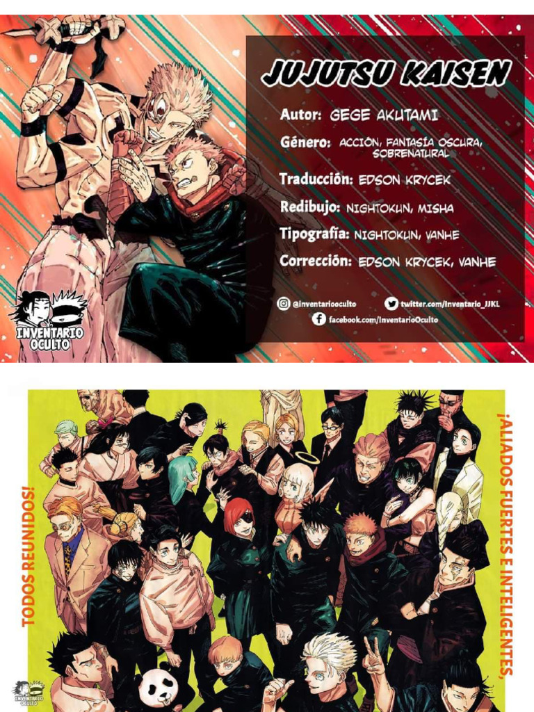 JJK Final (Inventario Oculto) | PDF