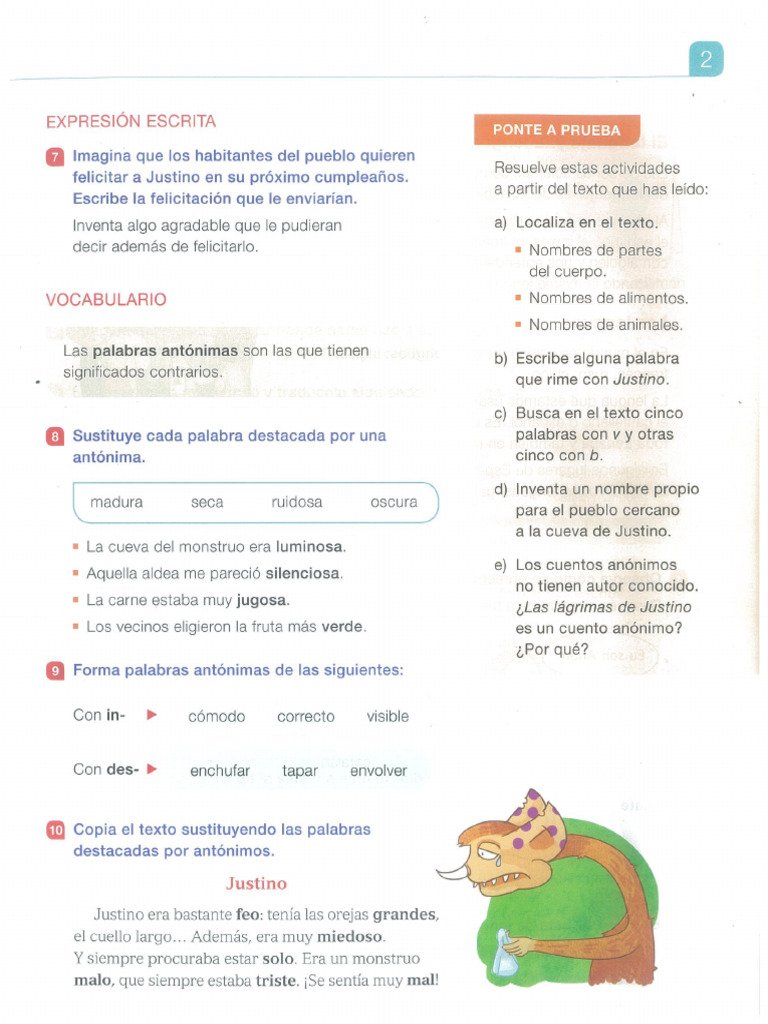 3ro - 4to - Sobre La Lectura - Responde en Tu Cuaderno. | PDF