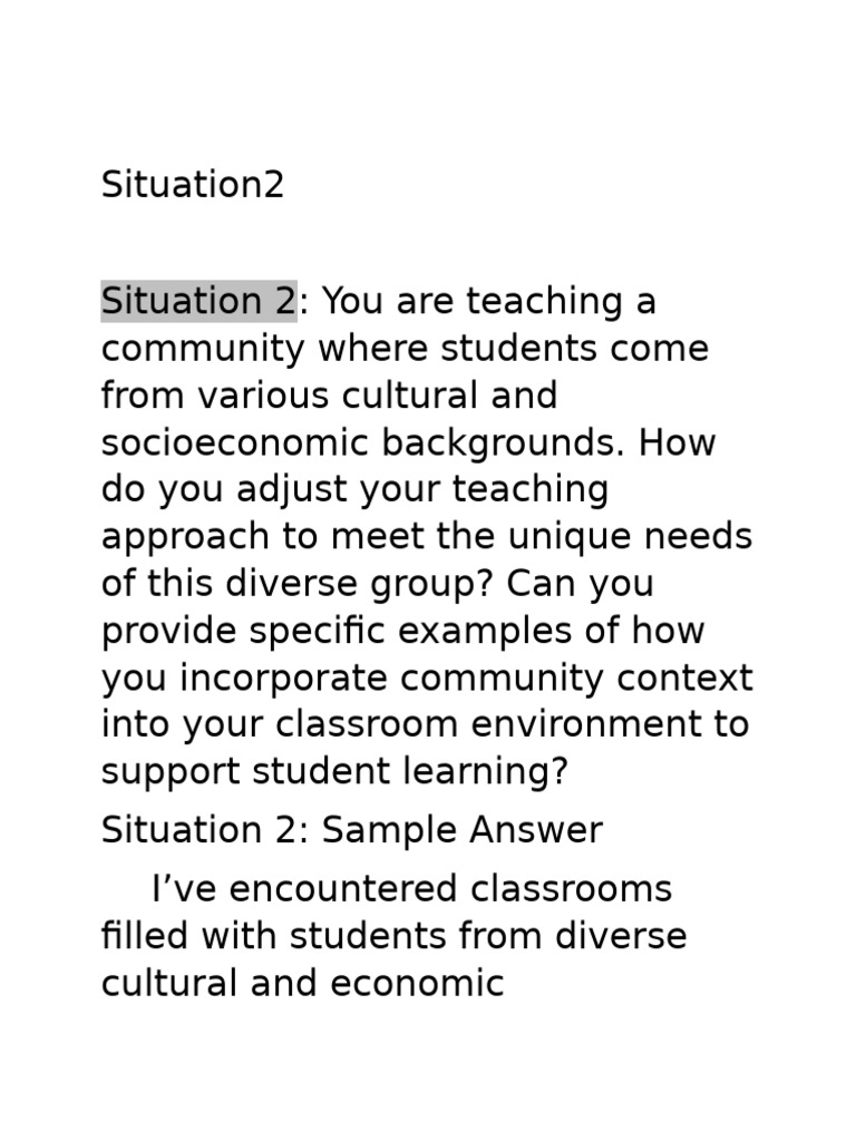 Inclusive Teaching for Diverse Classrooms | PDF