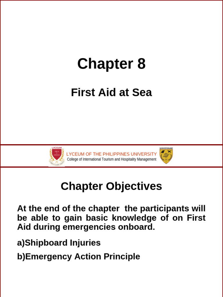 BST Chapter 8 First Aid at Sea | PDF | First Aid | Cardiopulmonary ...