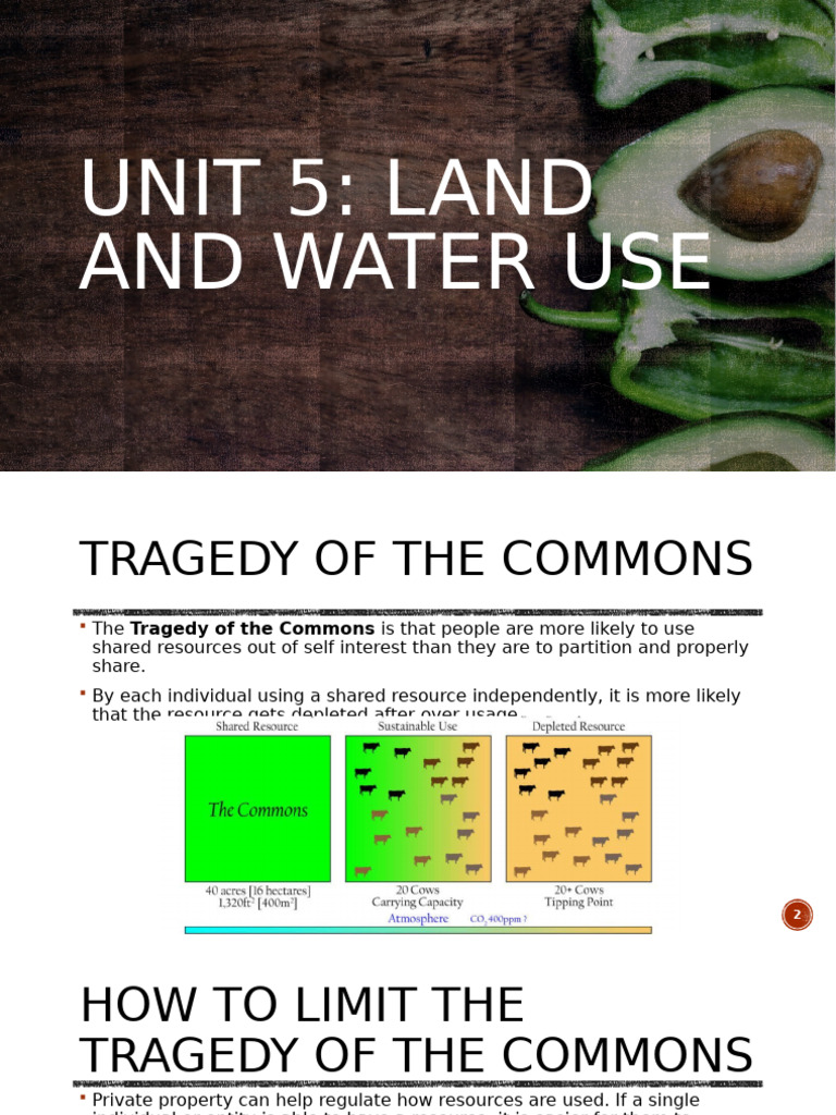 Unit 5 - Land and Water Use Notes | PDF | Agriculture | Genetically ...